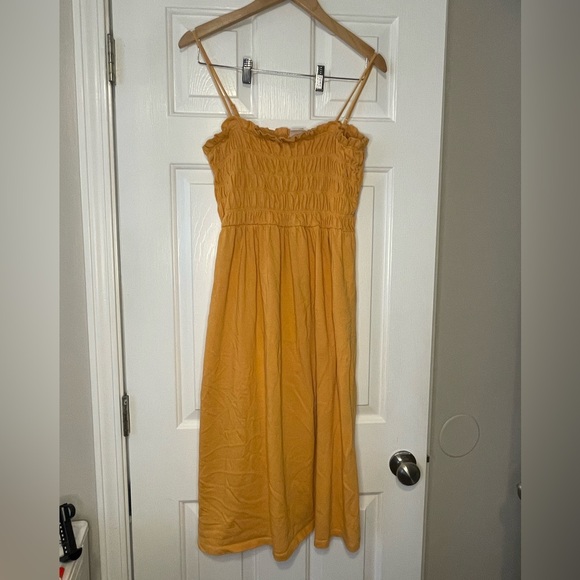 H&M | Dresses | Golden Sundress From Hm 65 | Poshmark